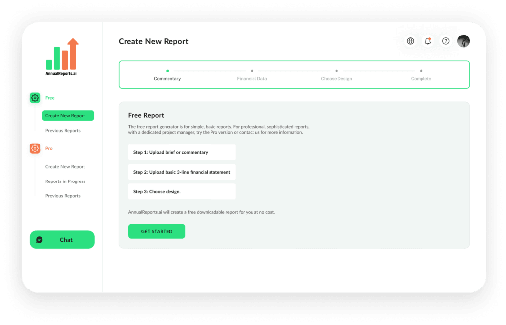 Create Business Annual Report with AI | Free Online Generator